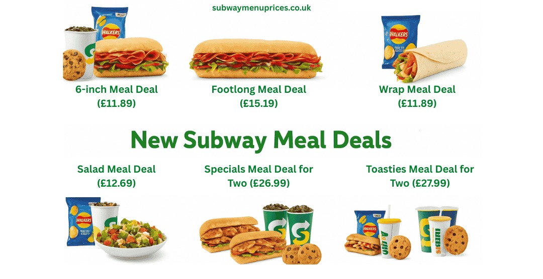 Subway UK Menu 2025 – Latest Prices, Offers & Fresh options