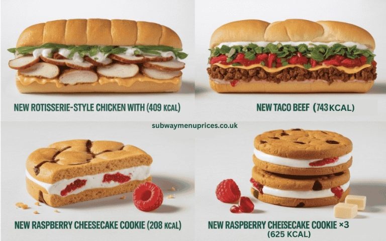 Subway UK Menu 2025 – Latest Prices, Offers & Fresh options